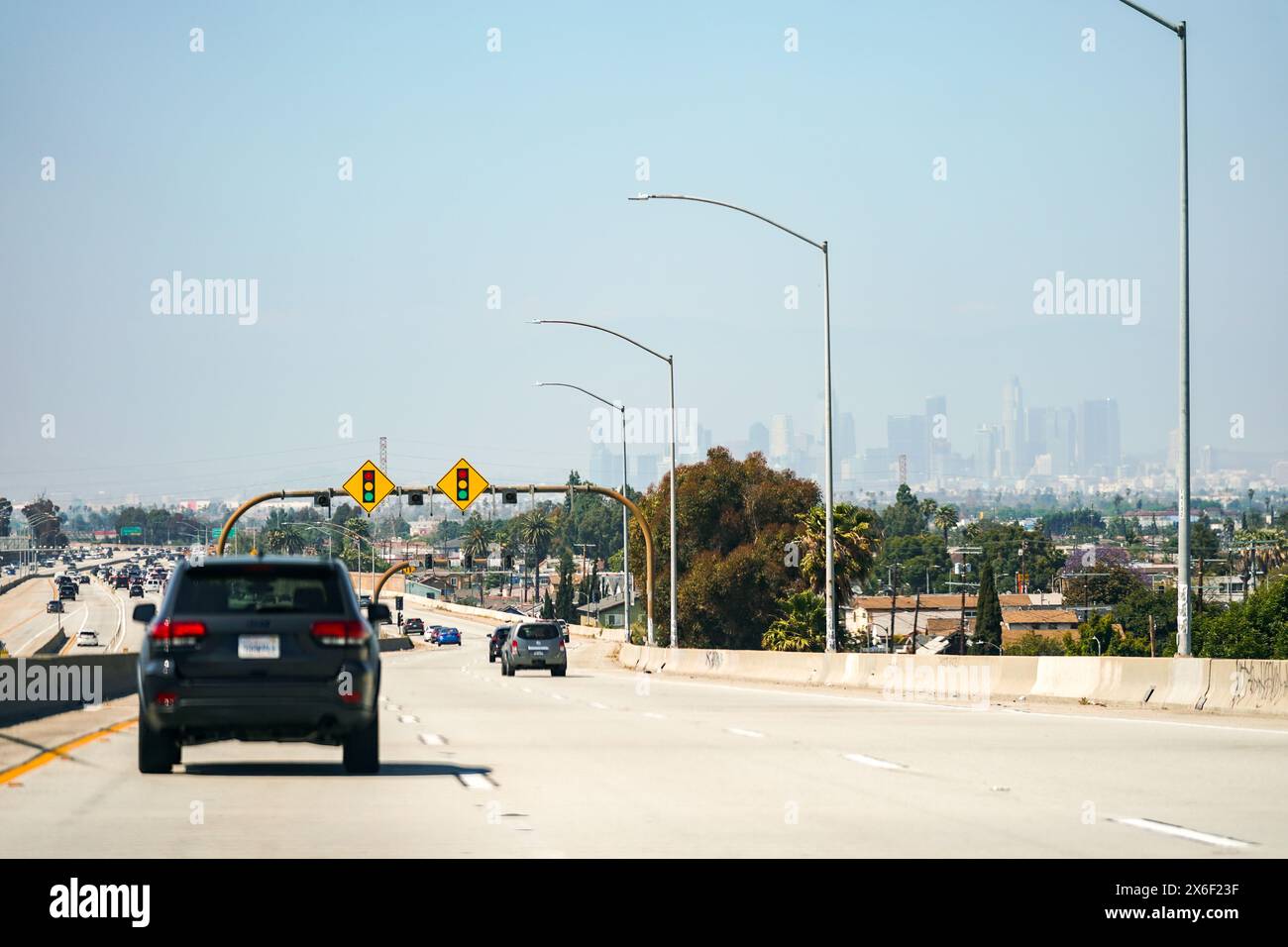 Los Angeles freeway Stock Photo - Alamy