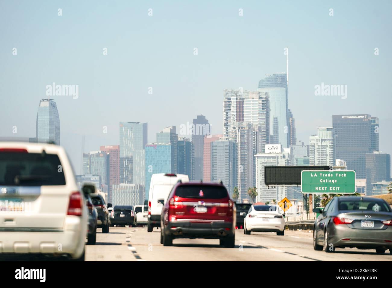 Los Angeles freeway Stock Photo - Alamy