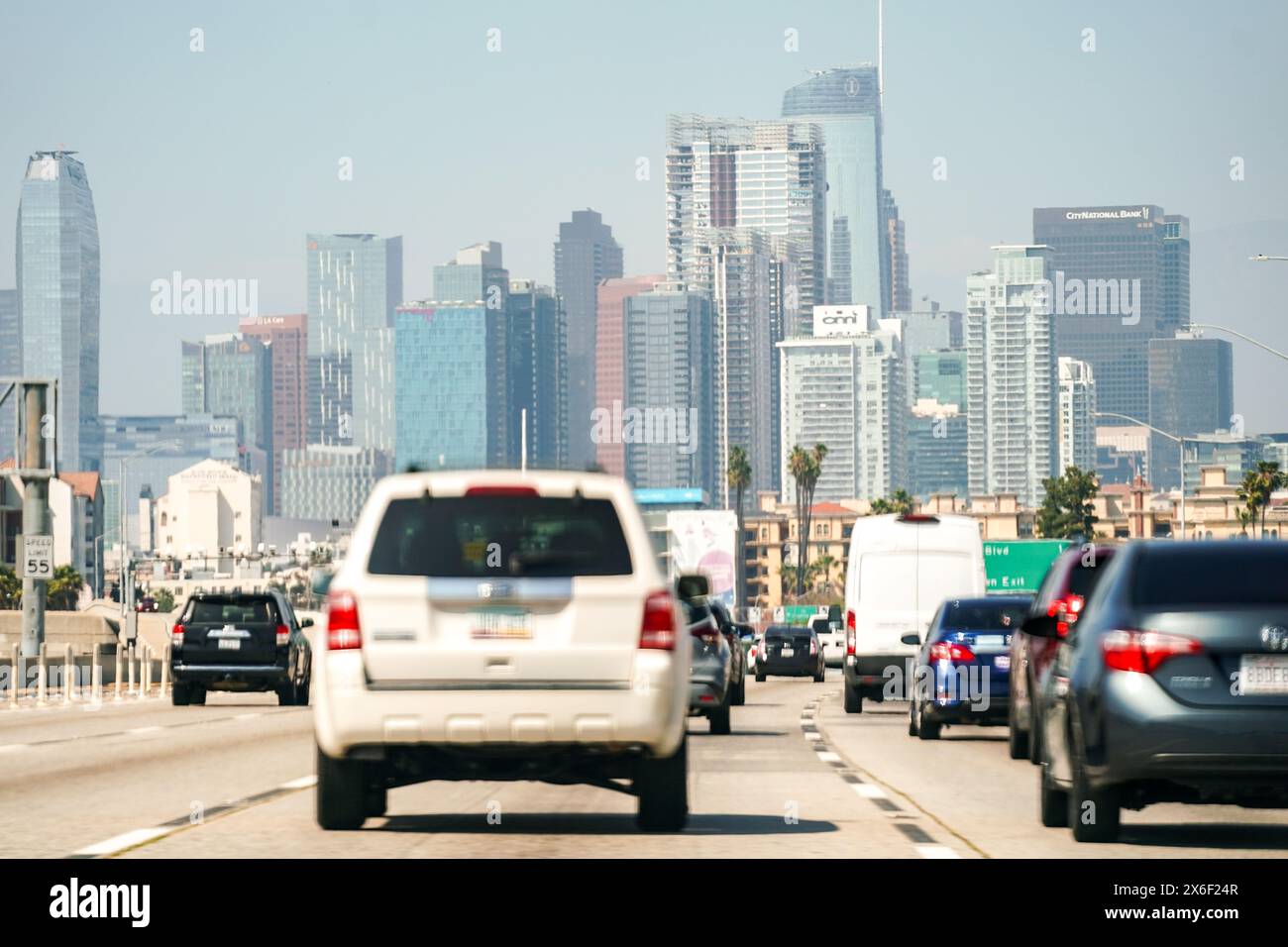 Los Angeles freeway Stock Photo - Alamy