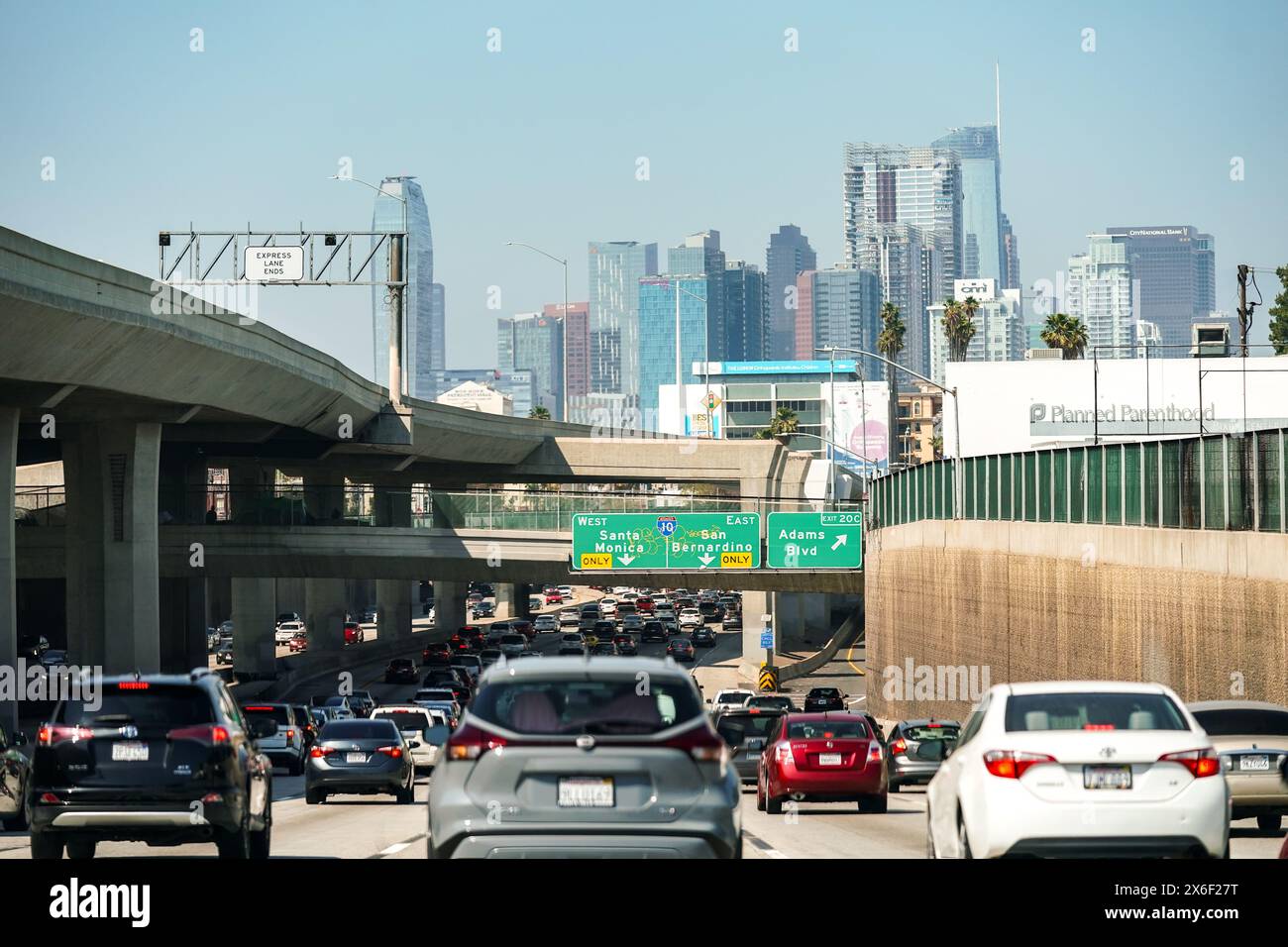 Los Angeles freeway Stock Photo - Alamy