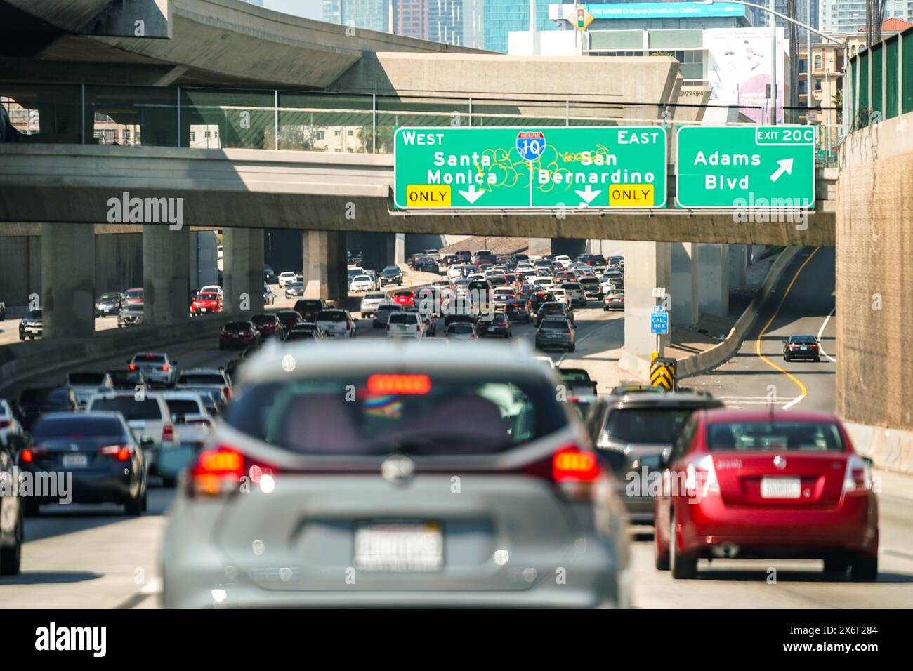 Los Angeles freeway Stock Photo - Alamy