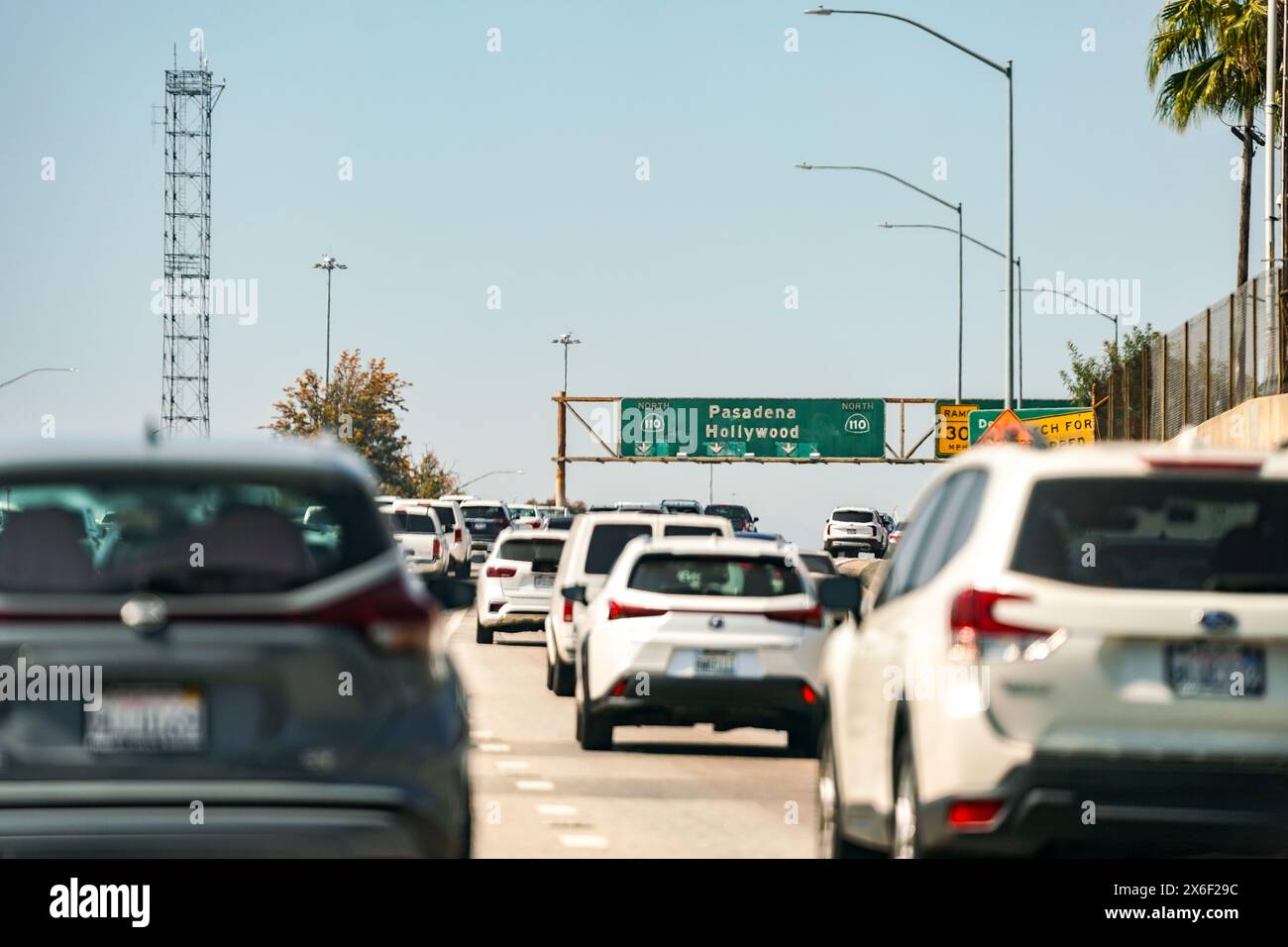 Los Angeles freeway Stock Photo - Alamy