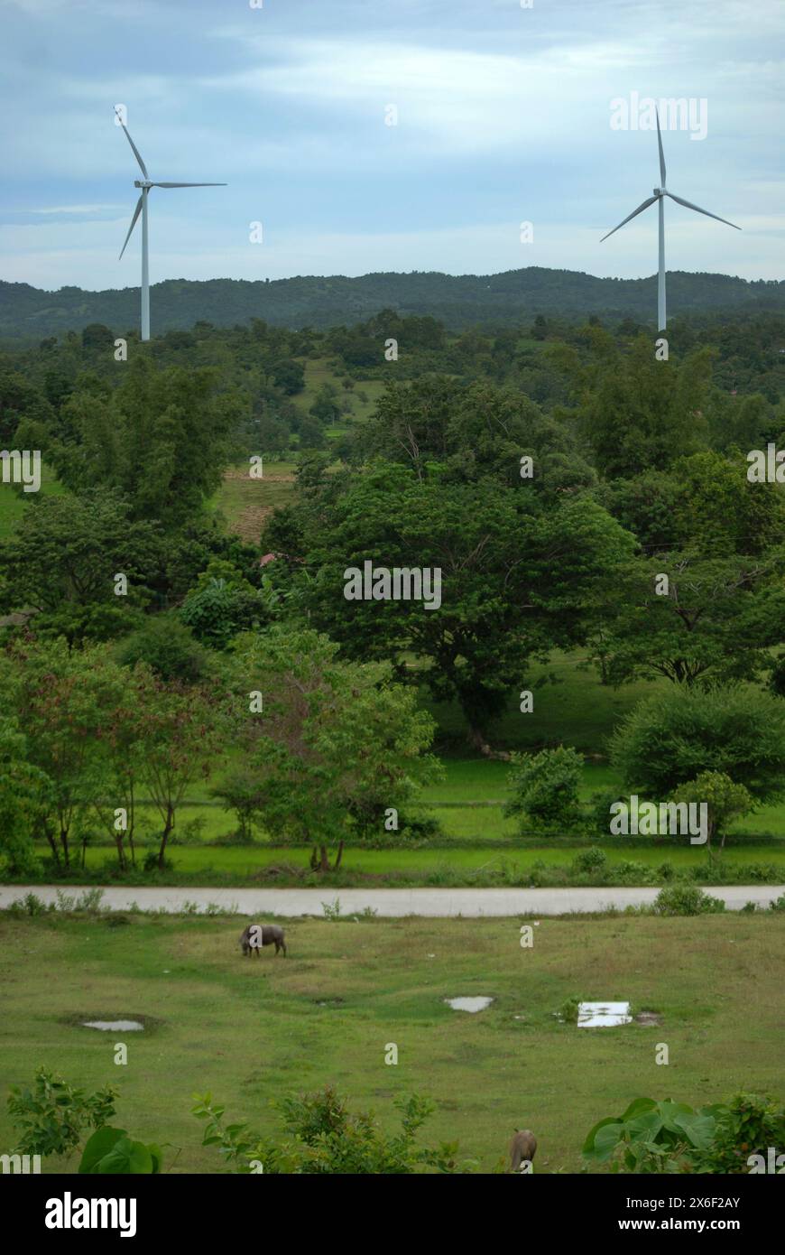 San Lorenzo Wind Farm, Guimaras, Province of Guimaras, Western Visayas ...