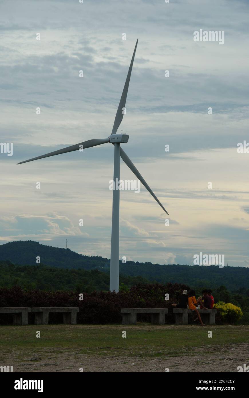 San Lorenzo Wind Farm, Guimaras, Province of Guimaras, Western Visayas ...