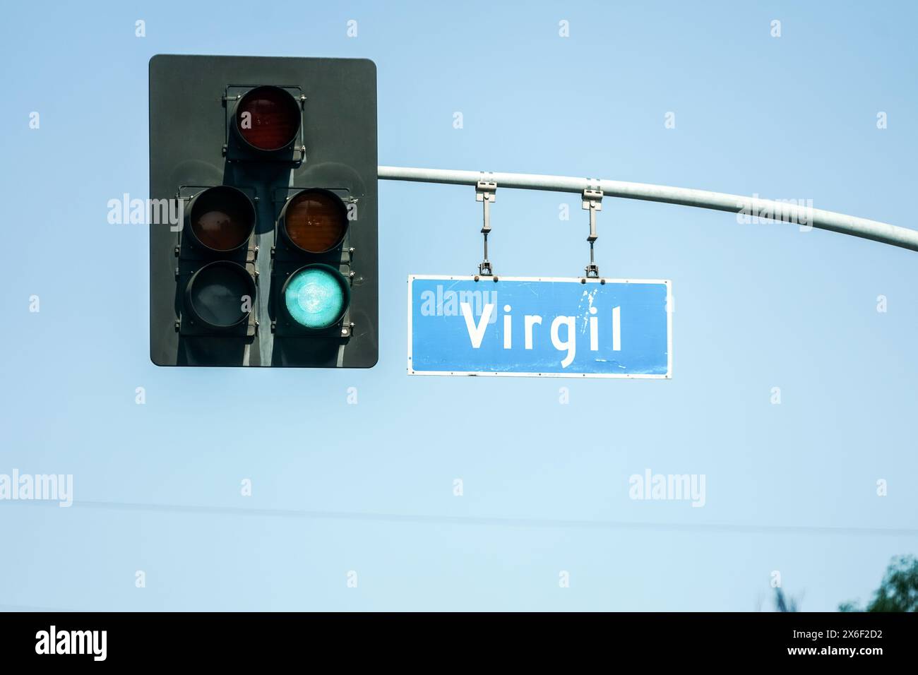 Los angeles road sign hi-res stock photography and images - Alamy