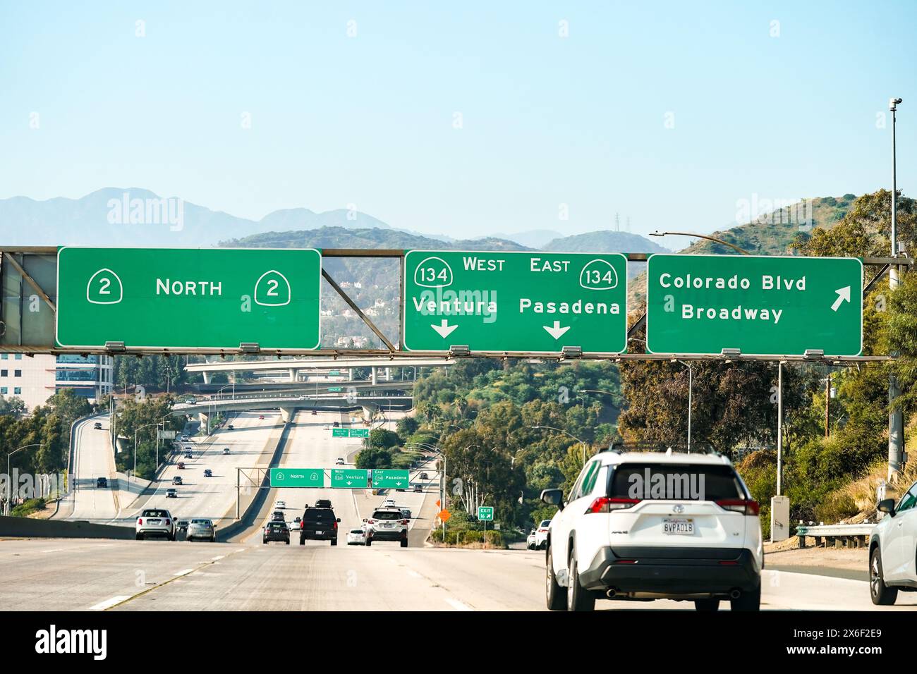 Los Angeles freeway Stock Photo - Alamy