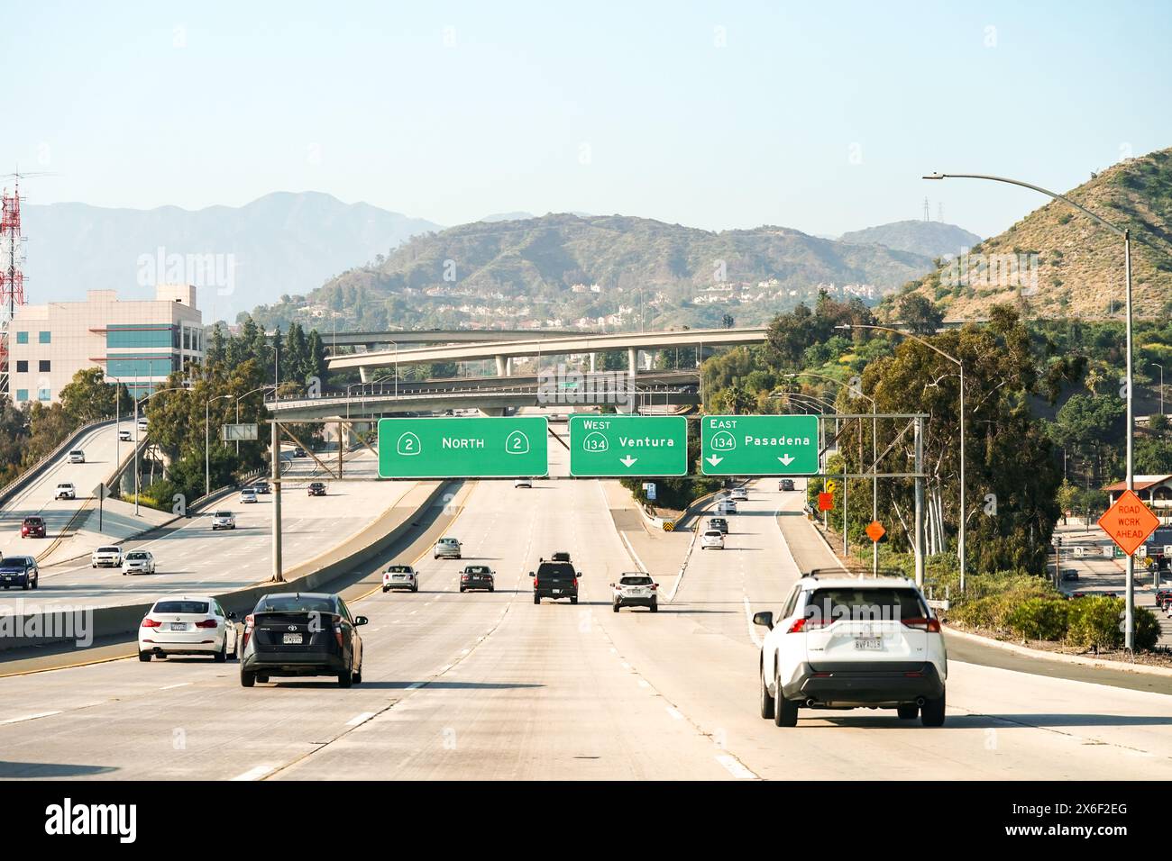 Billboards los angeles freeway hi-res stock photography and images - Alamy