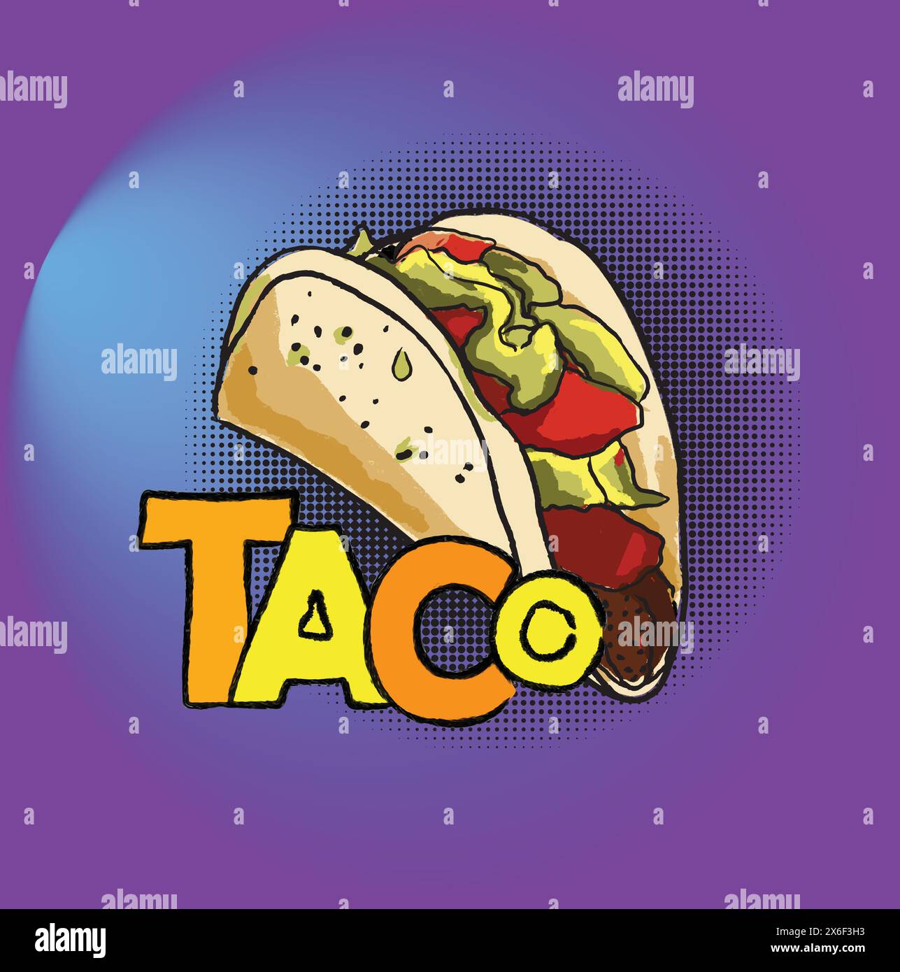 Mexican food cartoon vector Stock Vector Images - Alamy