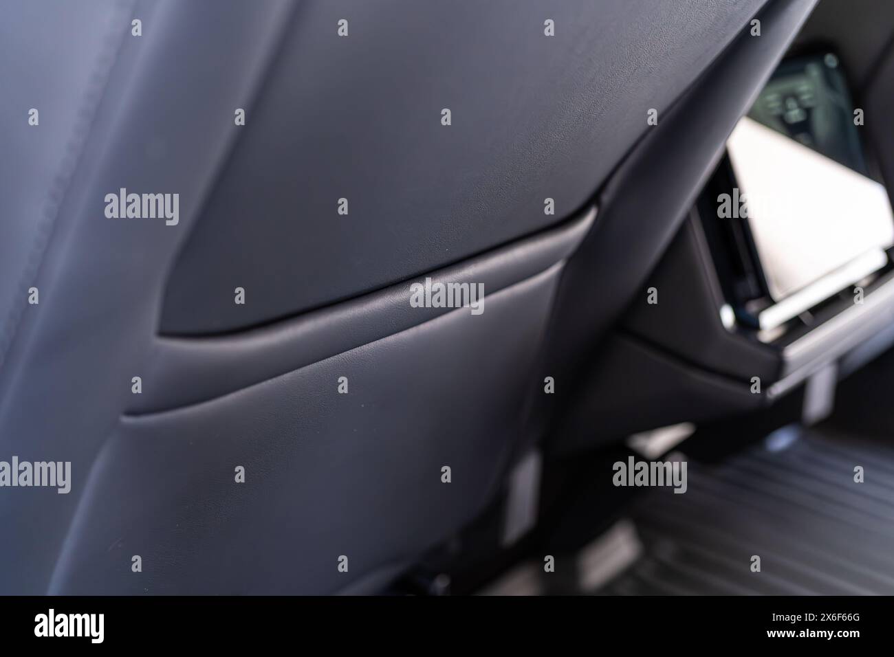 Sleek Interior Design Details of Tesla Cybertruck Stock Photo - Alamy