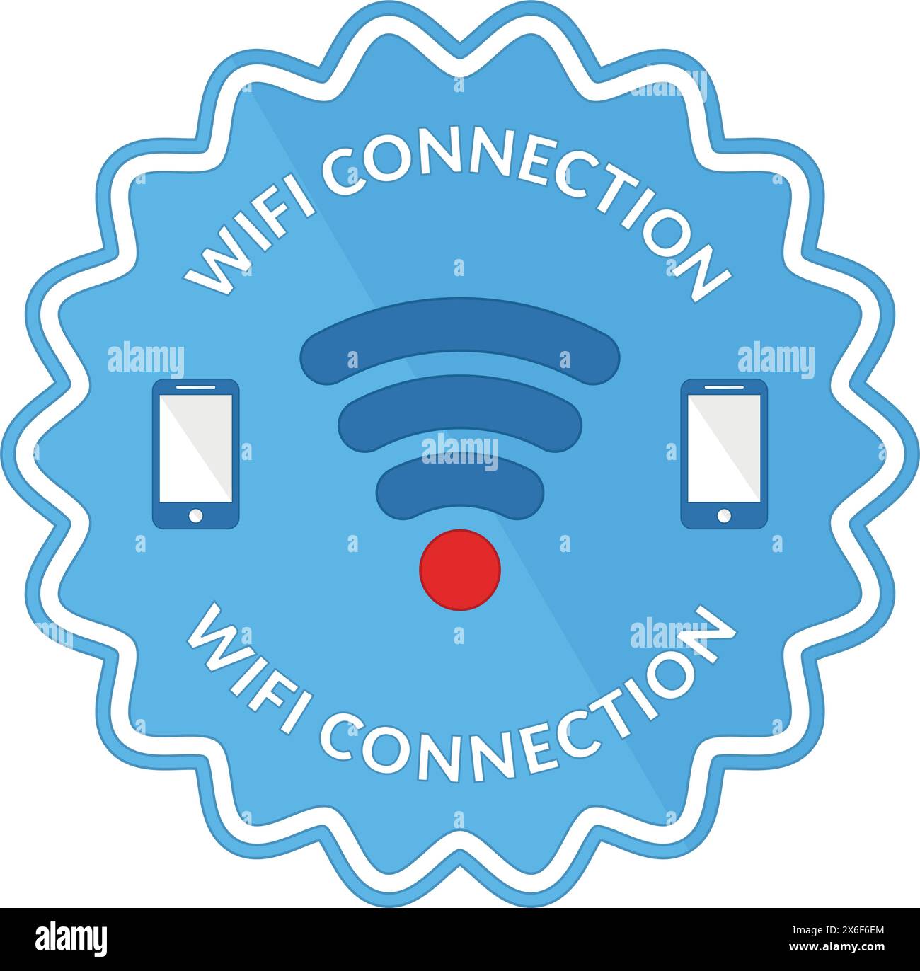 Wifi connection label Vector Stock Vector Image & Art - Alamy