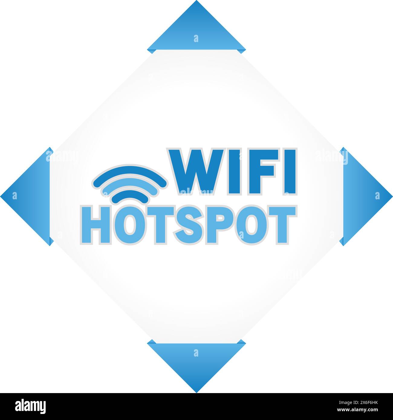 Wifi hot spot label Vector Stock Vector Image & Art - Alamy