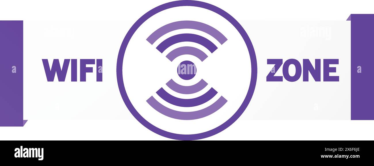 Wifi zone label Vector Stock Vector Image & Art - Alamy