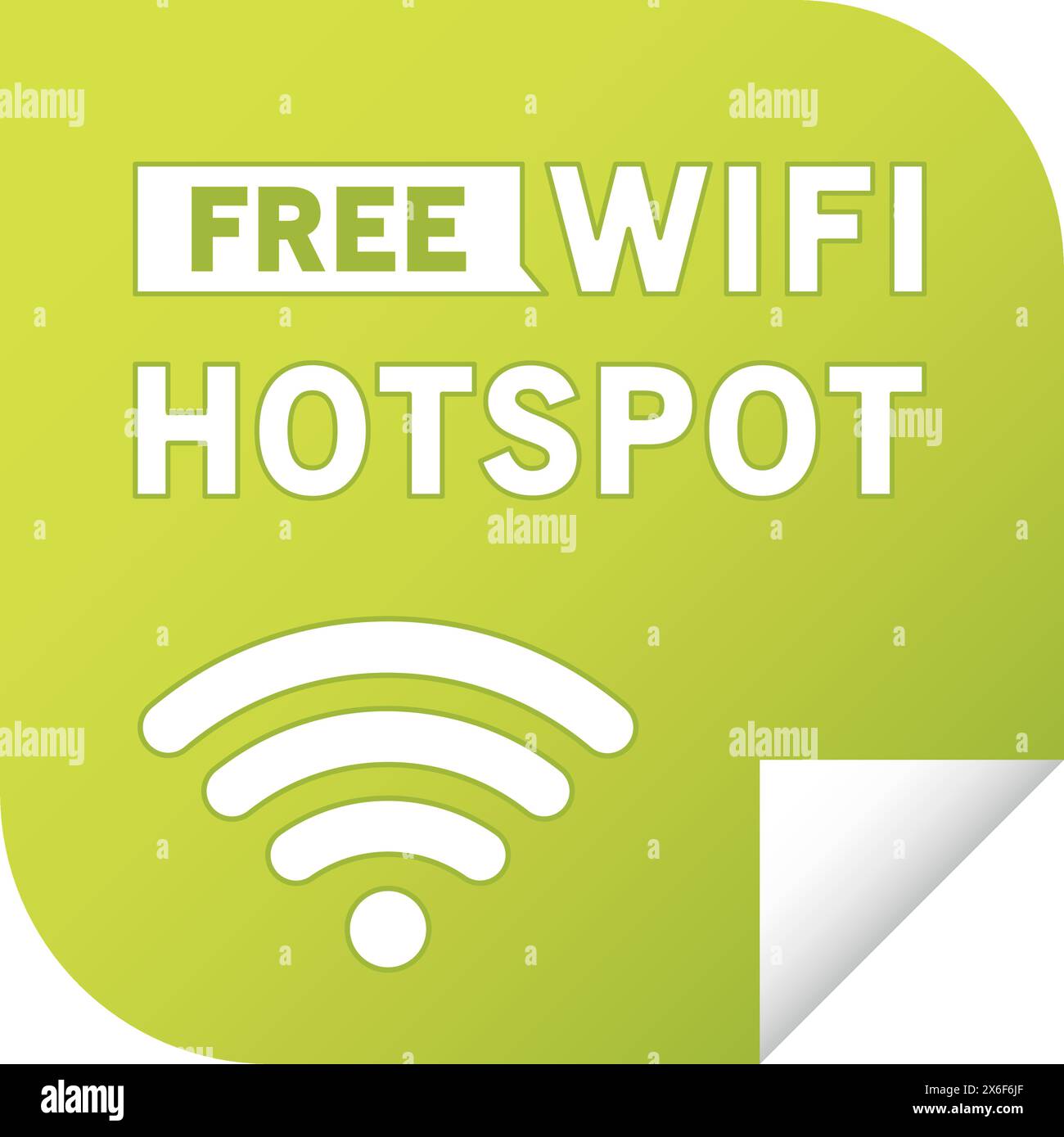 Wifi hot spot label Vector Stock Vector Image & Art - Alamy