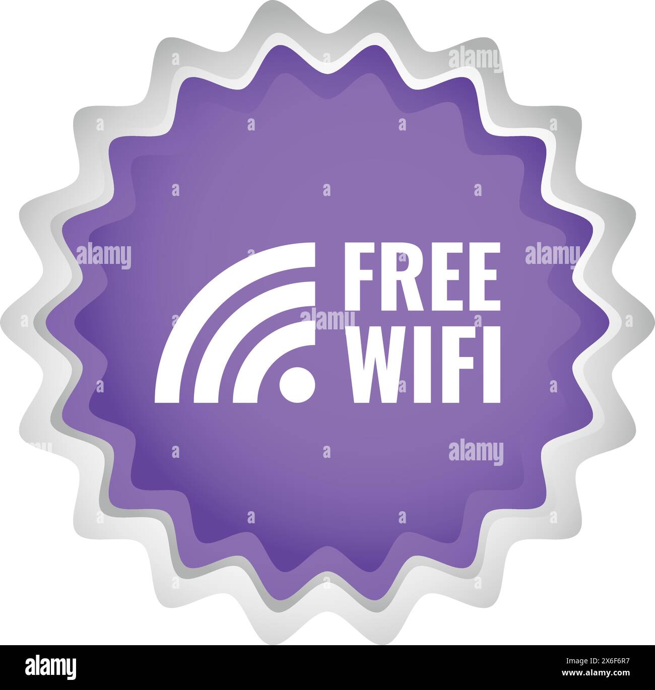 Free Wifi label Vector Stock Vector Image & Art - Alamy