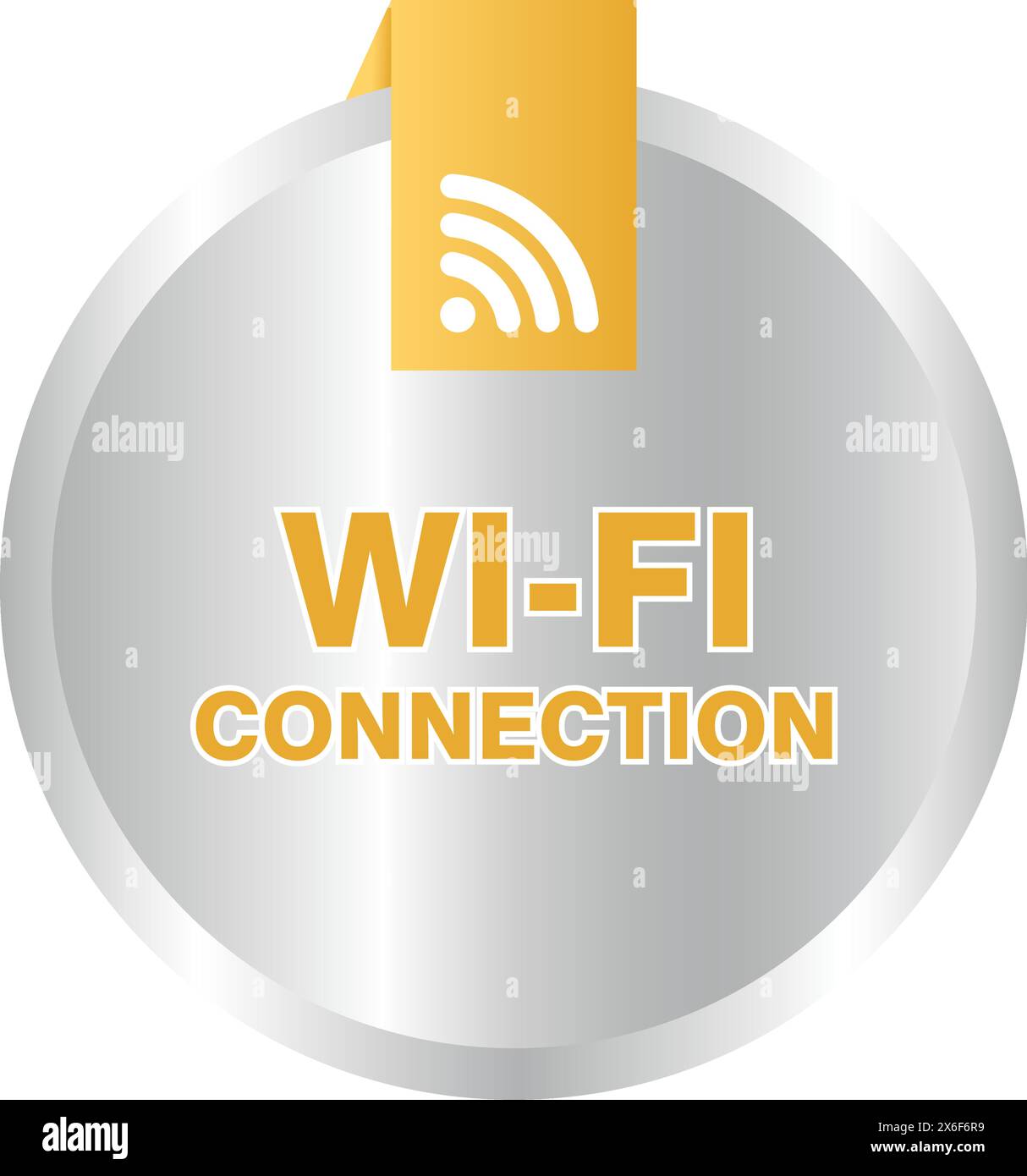 Wifi connection label Vector Stock Vector Image & Art - Alamy