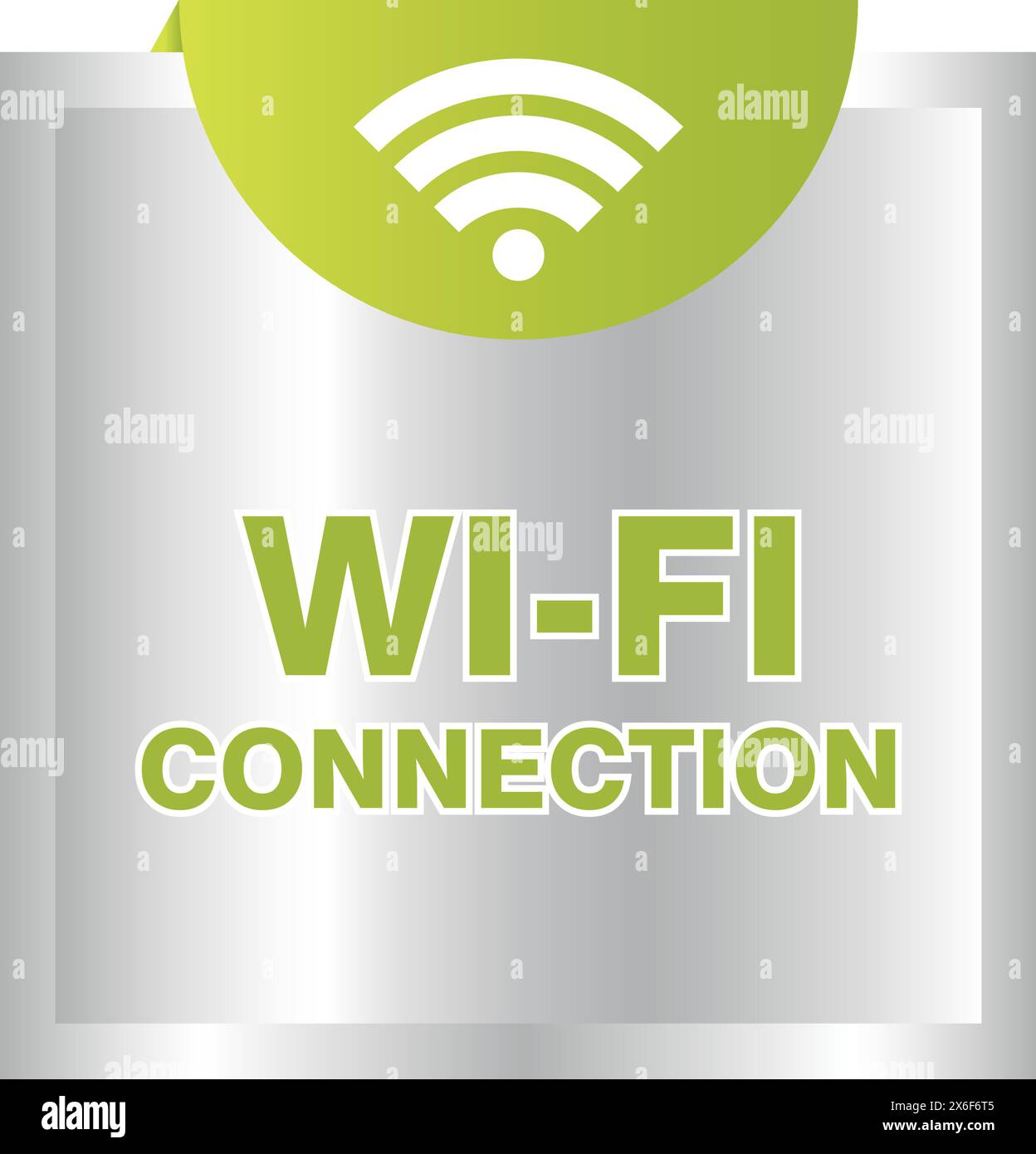 Wifi connection label Vector Stock Vector Image & Art - Alamy