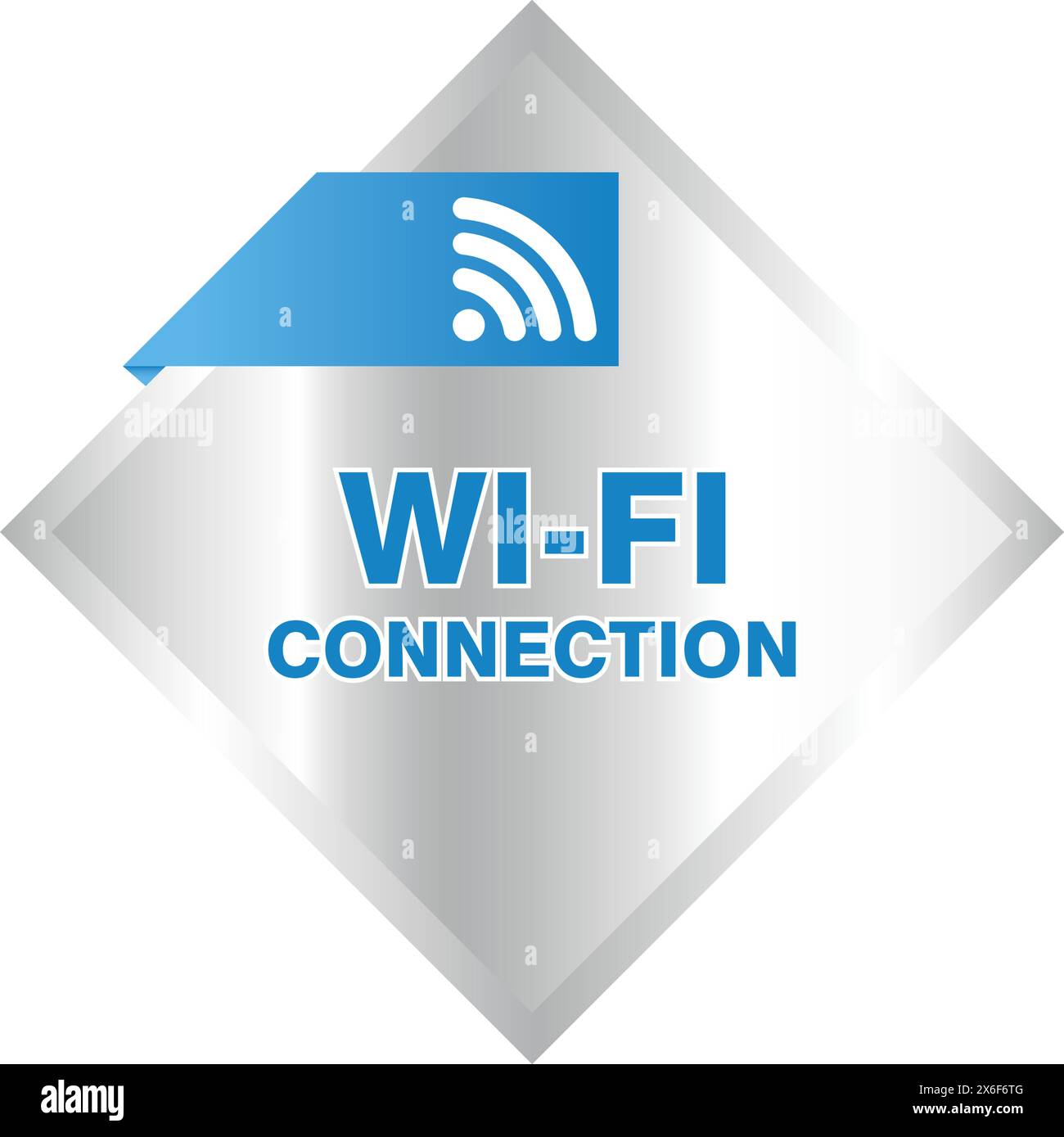 Wifi connection label Vector Stock Vector Image & Art - Alamy
