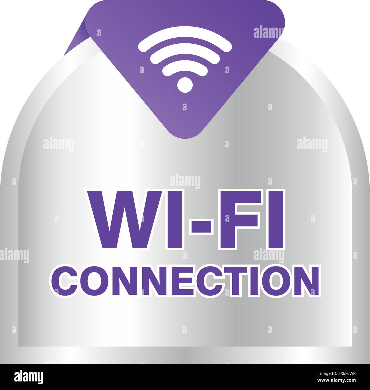 Wifi connection label Vector Stock Vector Image & Art - Alamy