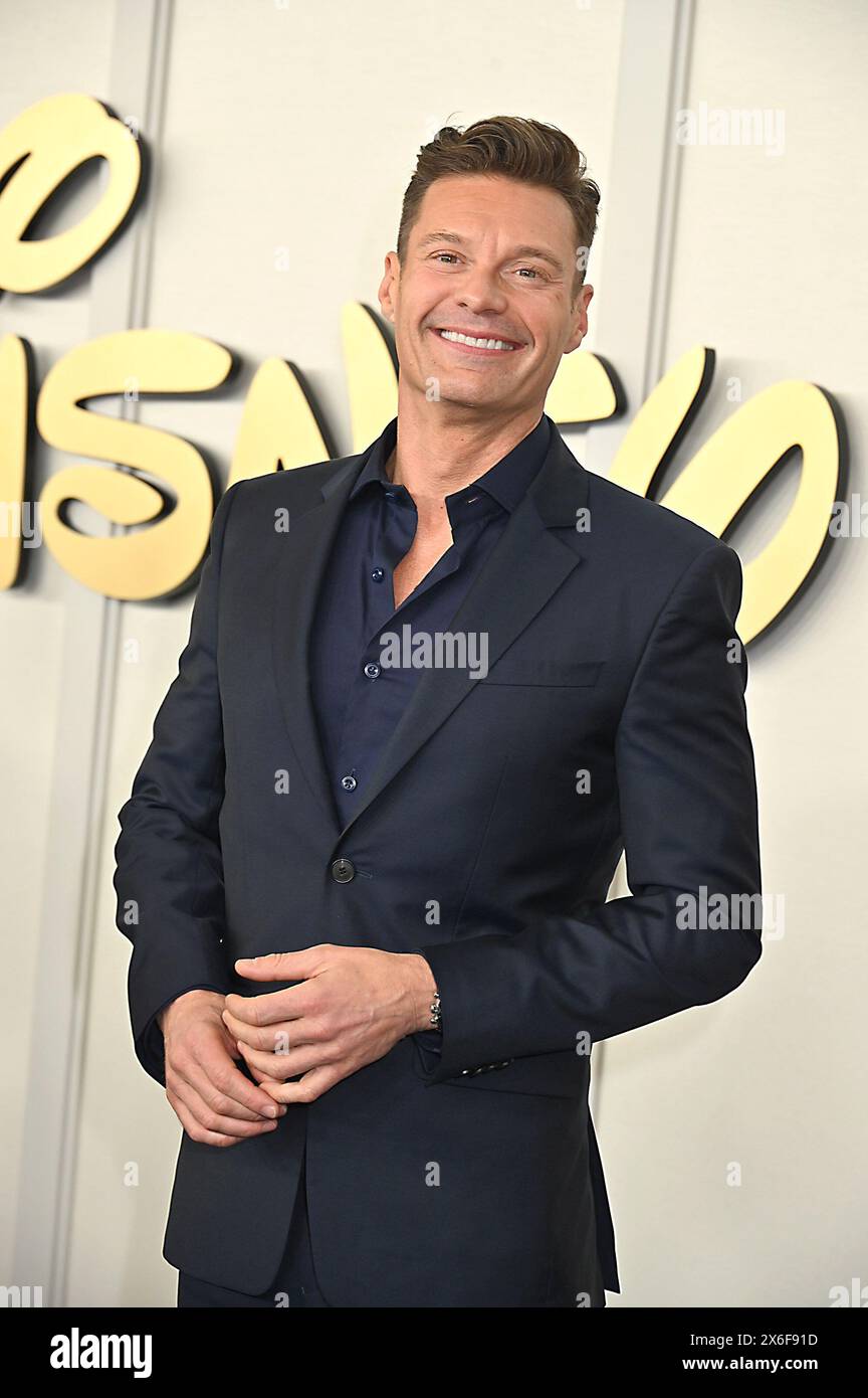 Ryan Seacrest attends the Disney 2024 Upfront Red Carpet at North ...