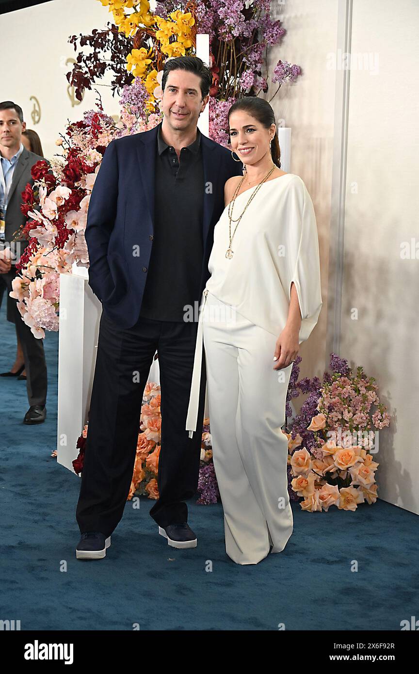 David Schwimmer and Anna Ortiz attend the Disney 2024 Upfront Red ...