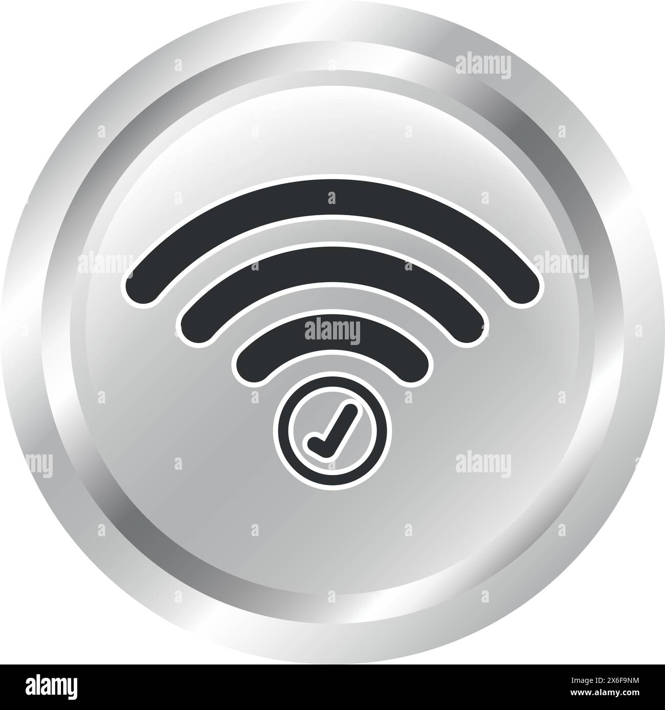 Wifi status icon Vector Stock Vector Image & Art - Alamy