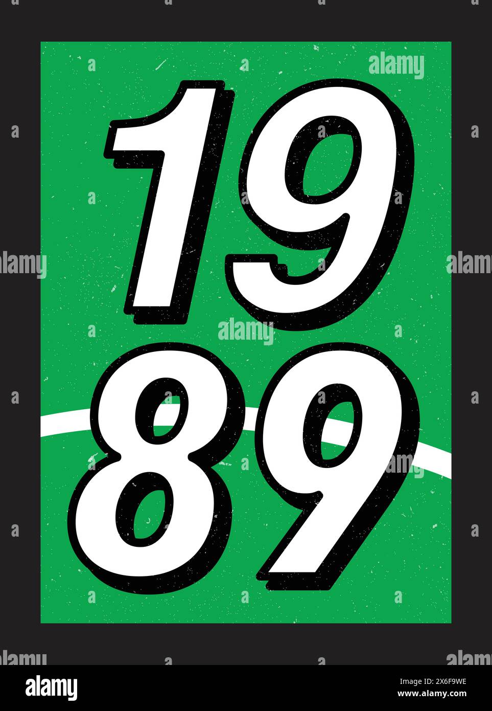 Year 1989 poster design, born in 1989, 1989 flyer poster design, room ...