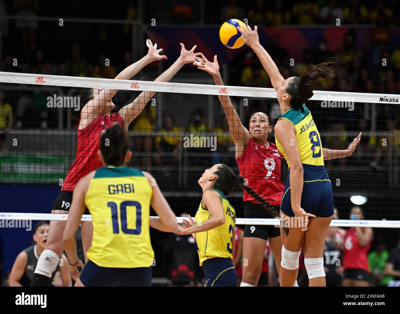 Brazil Rio De Janeiro Volleyball Nations League Women Brazil Vs Canada