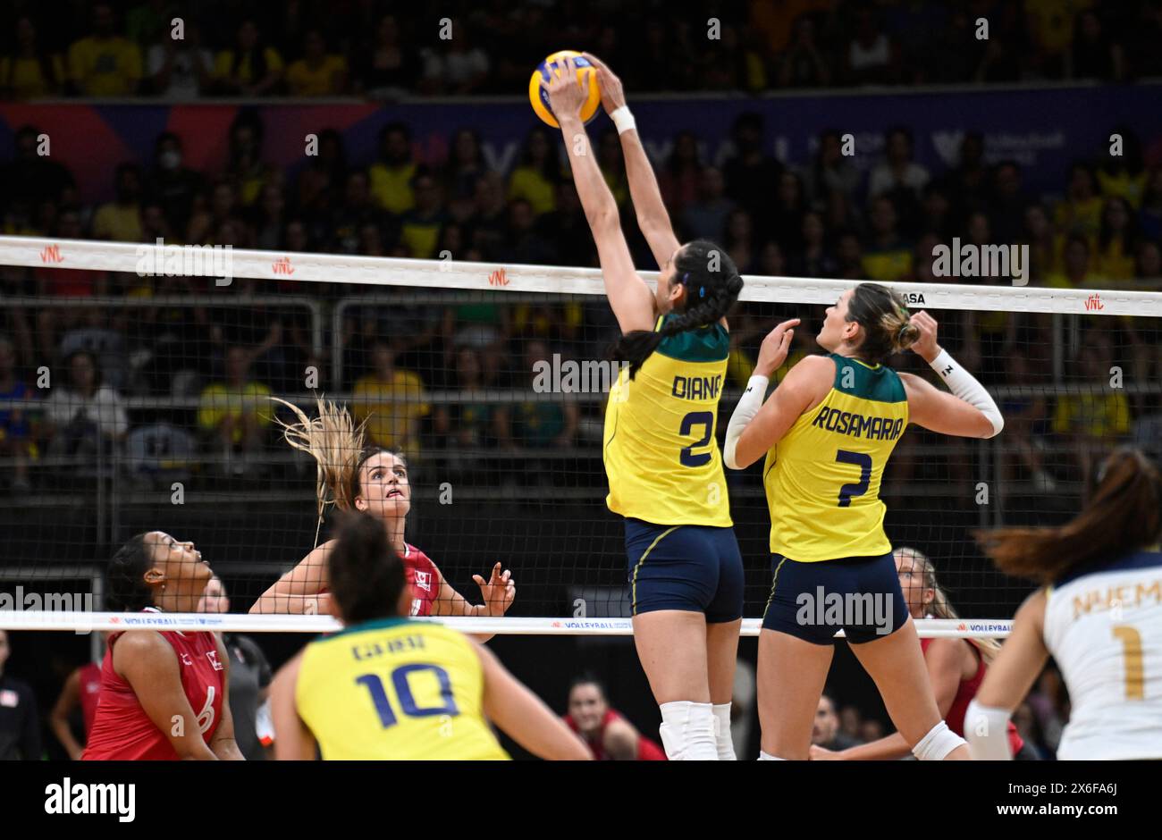 Brazil Rio De Janeiro Volleyball Nations League Women Brazil Vs Canada