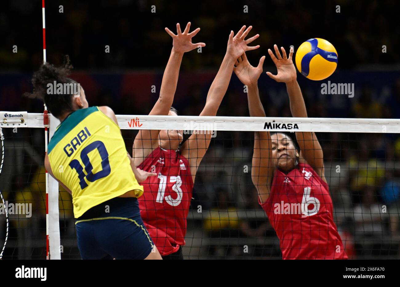 Brazil Rio De Janeiro Volleyball Nations League Women Brazil vs Canada ...