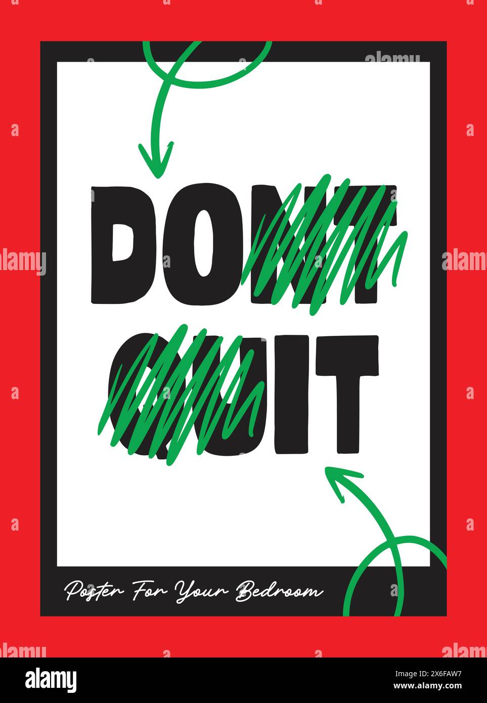 Bedroom poster decoration, room decor, motivational quotes, quotes ...