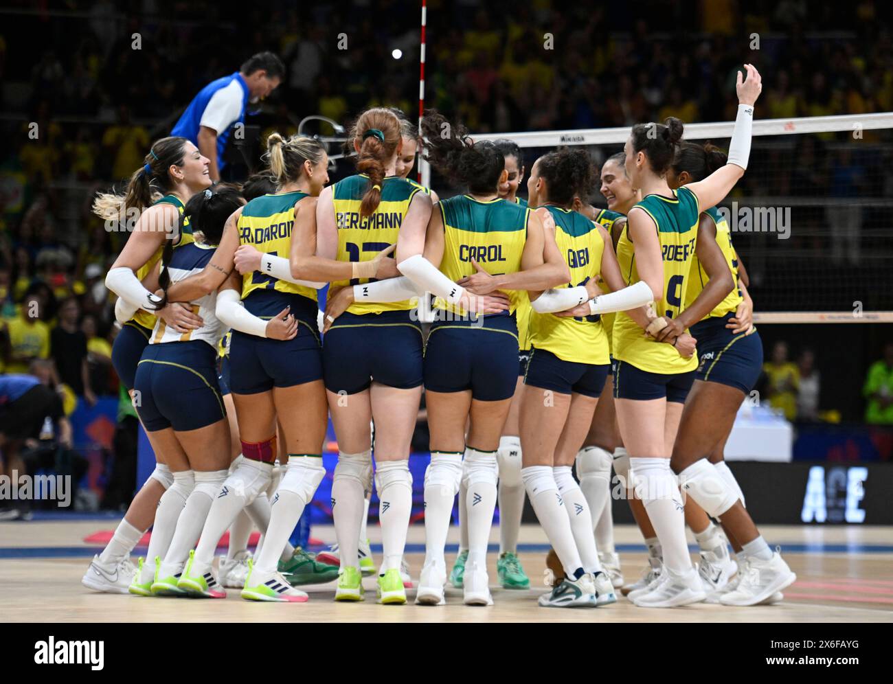 Brazil Rio De Janeiro Volleyball Nations League Women Brazil Vs Canada