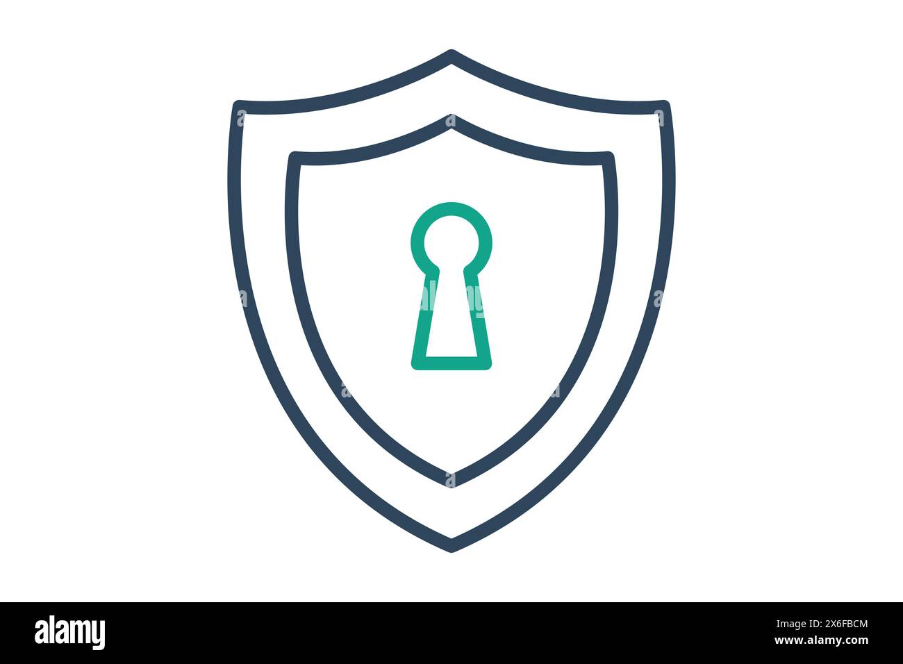 anti virus icon. shield with key. icon related to information ...