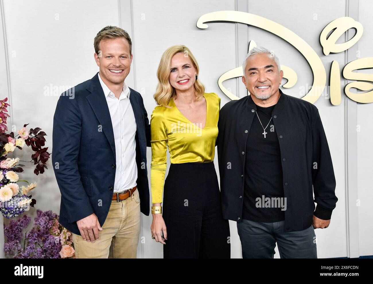 Bertie Gregory, left, Mariana Van Zeller and Cesar Millan attend the ...