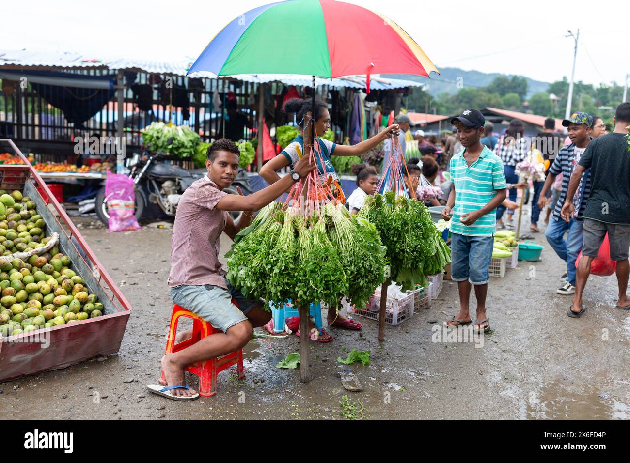 Mercado Taibesi, Dili, Timor-Leste Stock Photo - Alamy