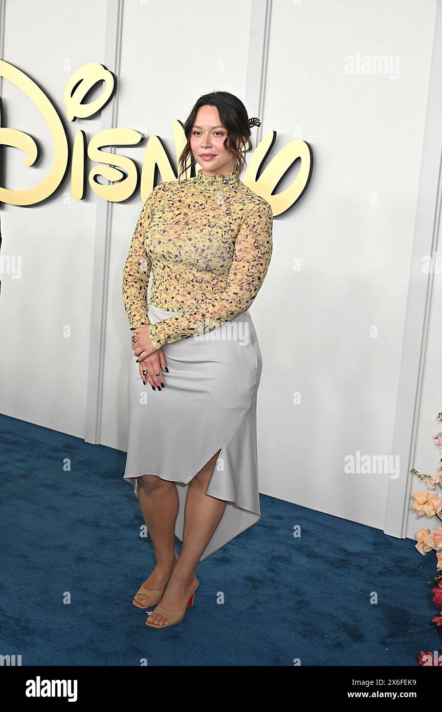 Melissa O'Neil attends the Disney 2024 Upfront Red Carpet at North ...