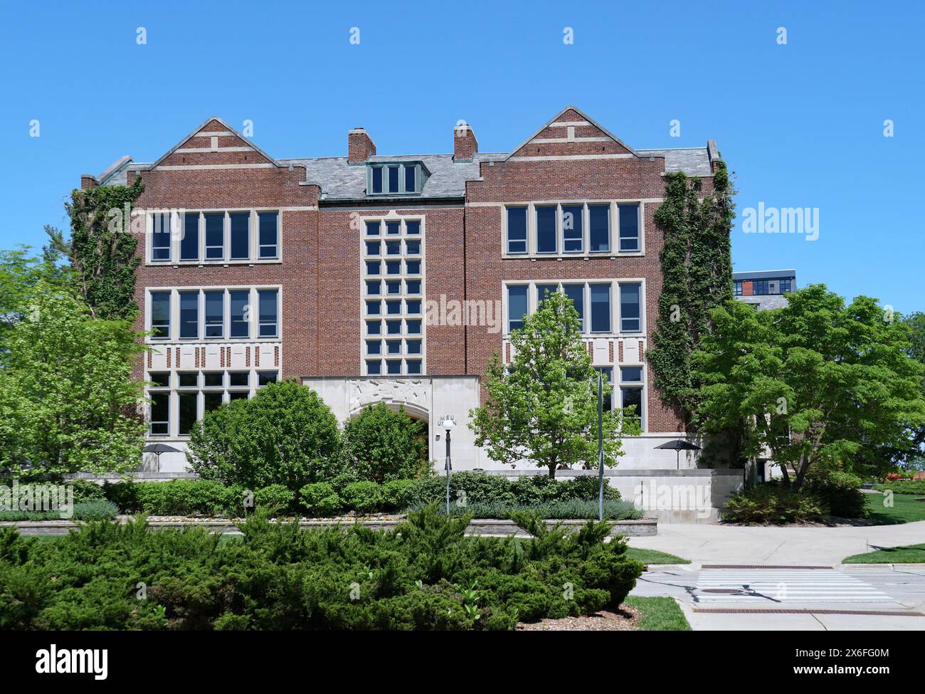 East Lansing, Michigan - May 11, 2024: Michigan State University has a ...