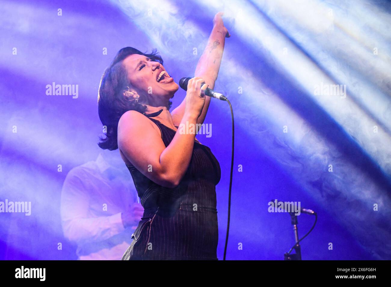 British singer Raye, performing live in Buenos Aires Stock Photo - Alamy