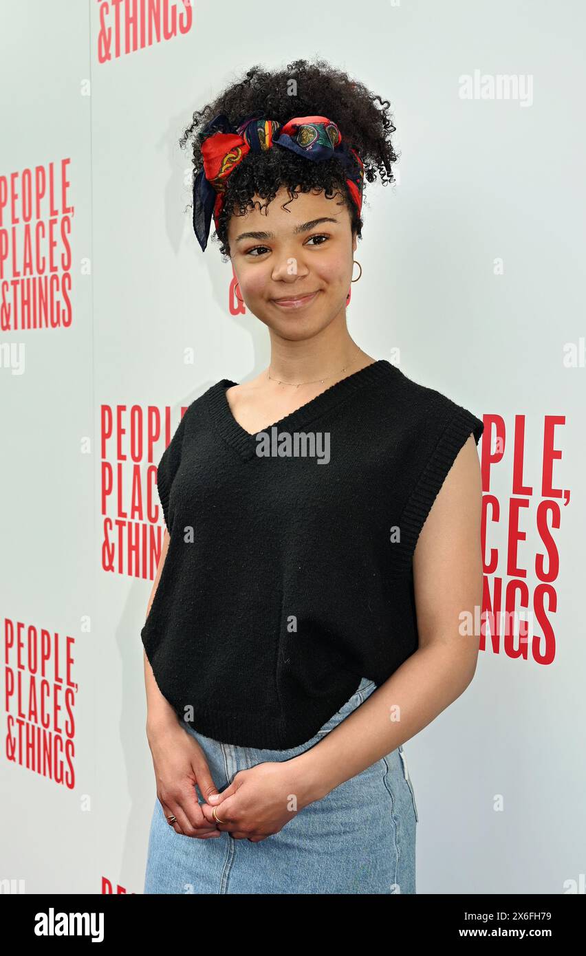 LONDON, ENGLAND, UK - MAY 14 2024: India Ria Amarteifio attends West End opening of People ...