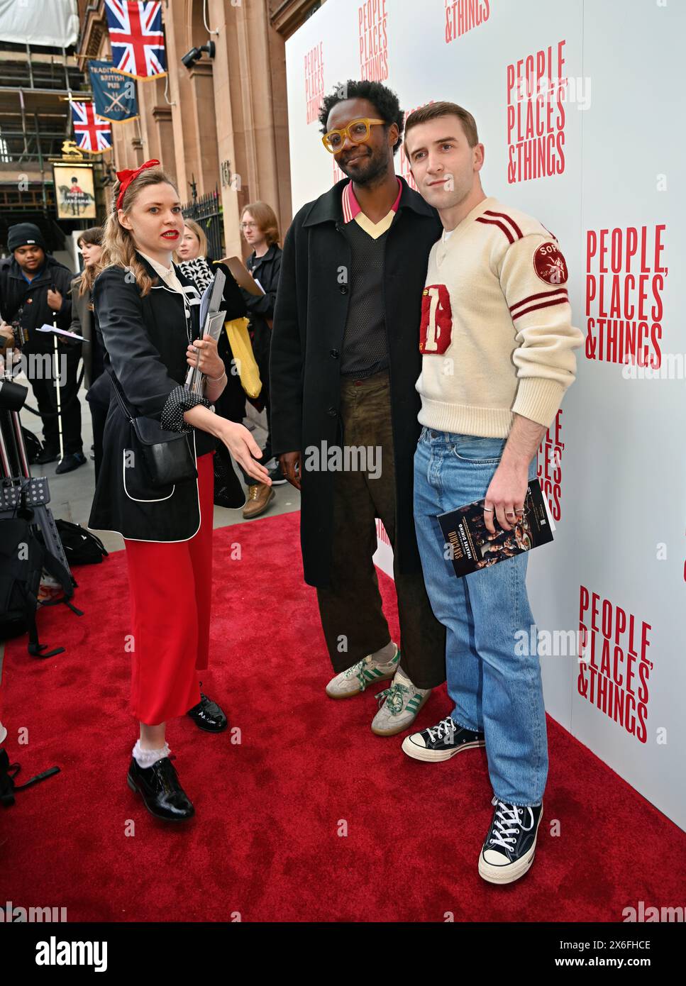 LONDON, ENGLAND, UK - MAY 14 2024: Omari Douglas, Callum Howells ...