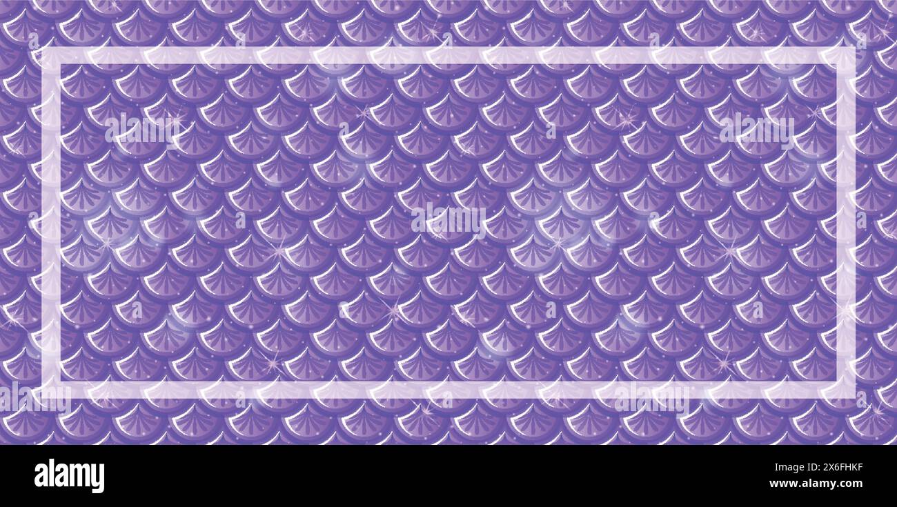 Seamless purple scales with decorative border Stock Vector Image & Art ...
