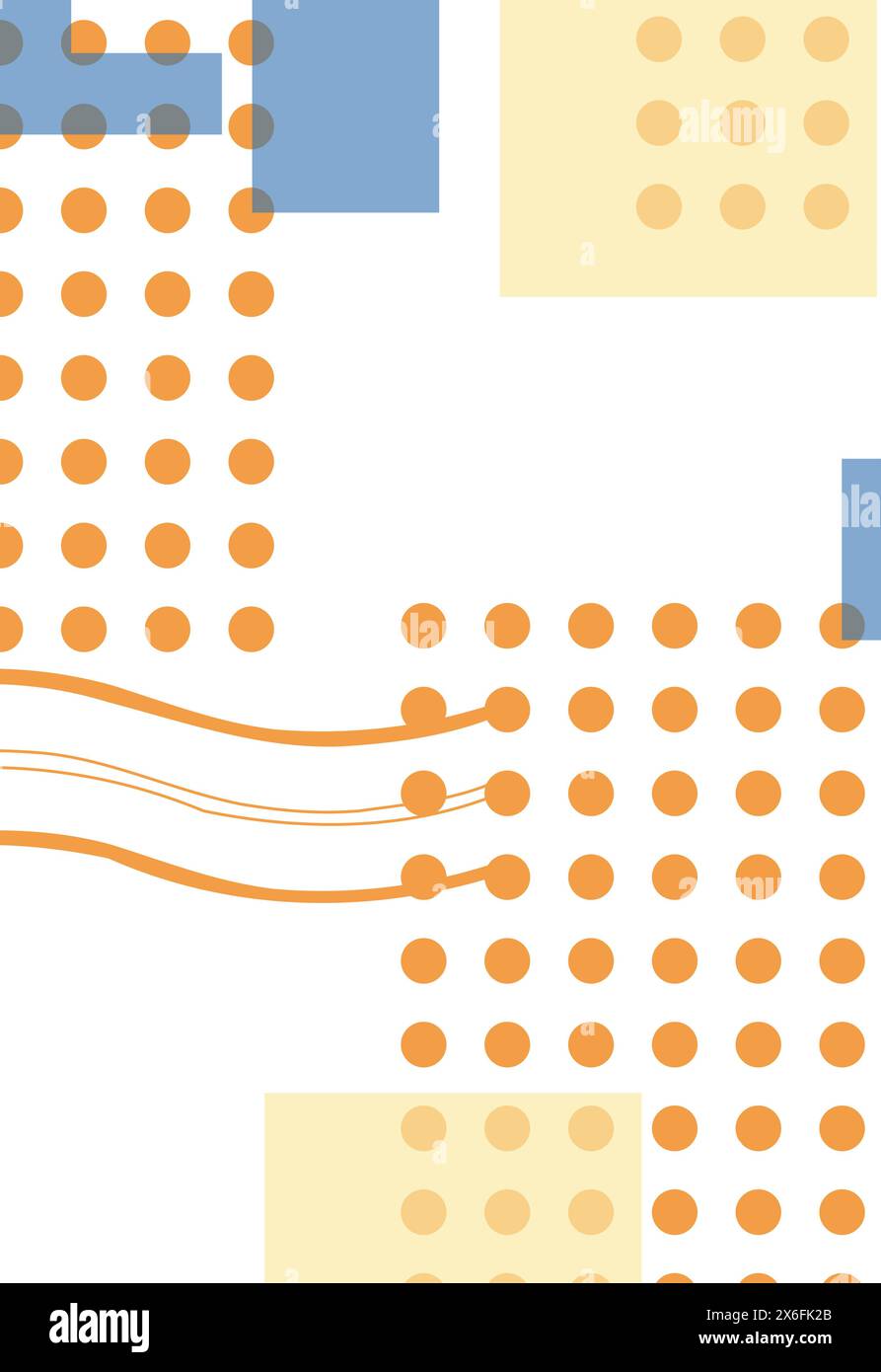 Seamless pattern poster background with shapes. random color creative ...