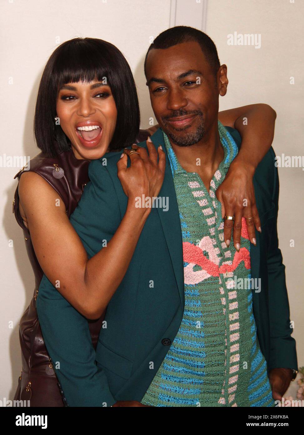 May 14, 2024, New York, New York, USA: Actors KERRY WASHINGTON and ...