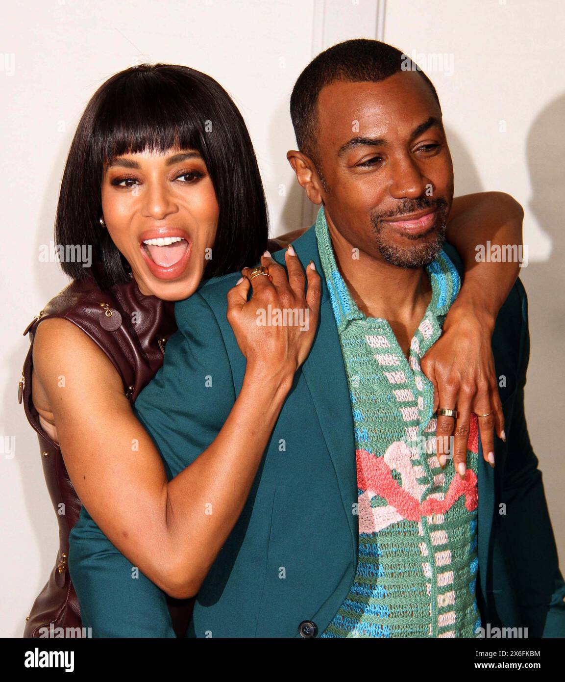 May 14, 2024, New York, New York, USA: Actors KERRY WASHINGTON and ...