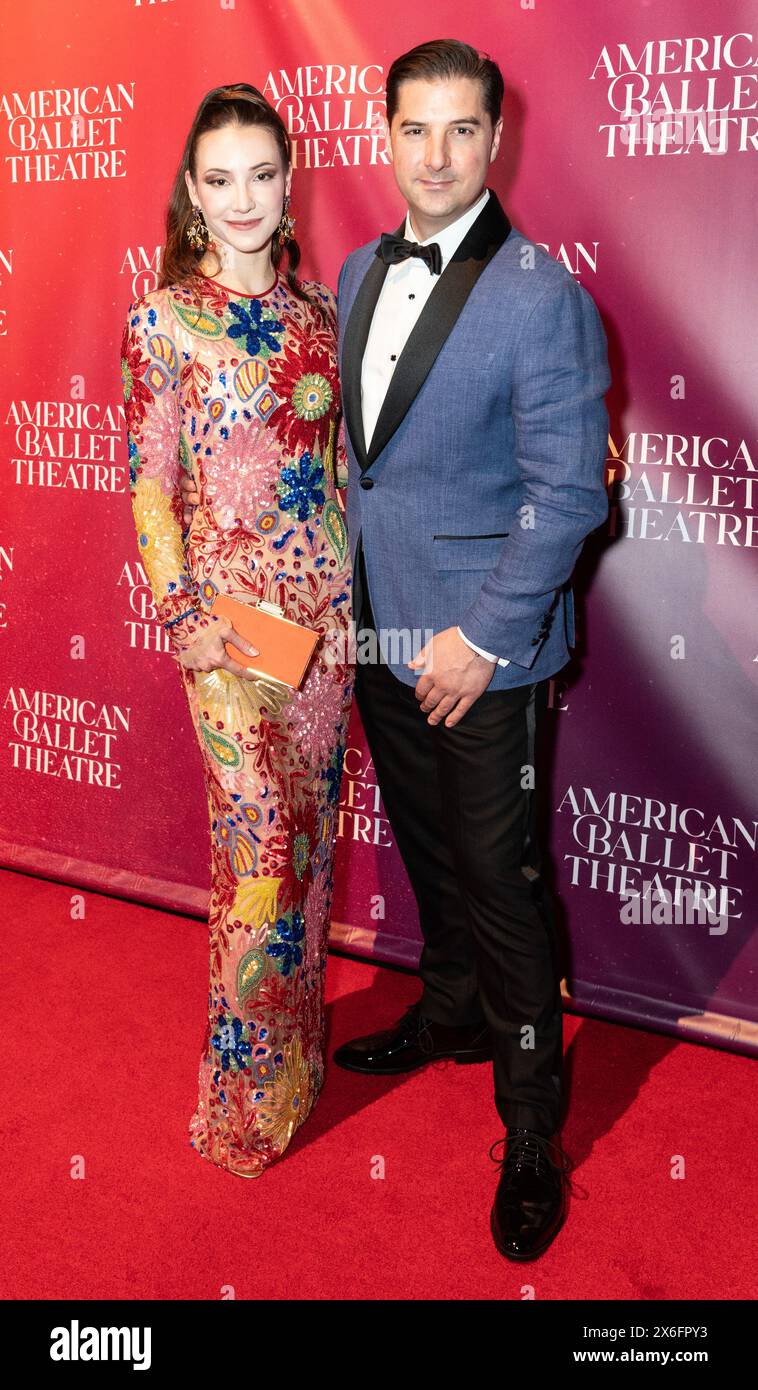Christine Shevchenko and Alex DiMattia attend the American Ballet ...