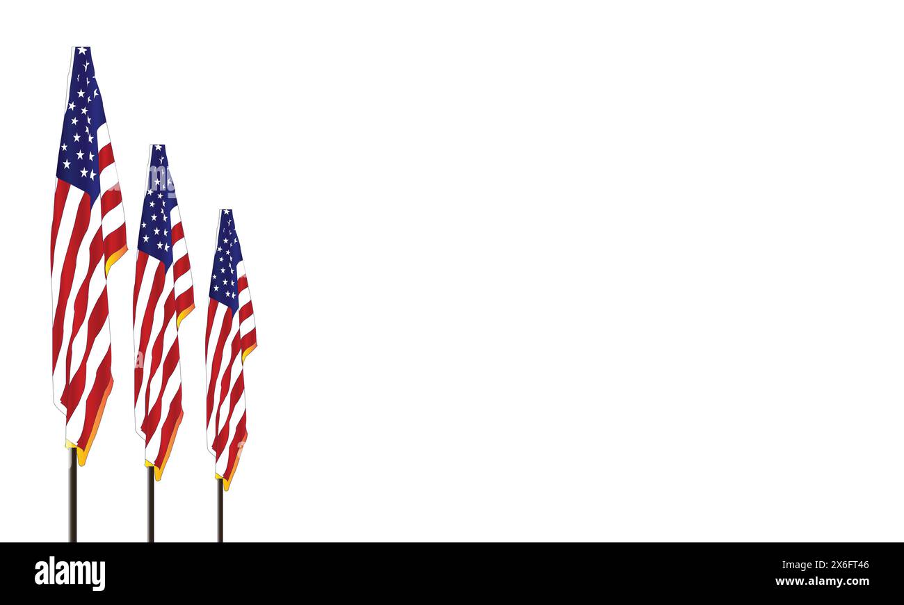 super Tuesday with USA Flag Illustration Design Stock Vector Image ...