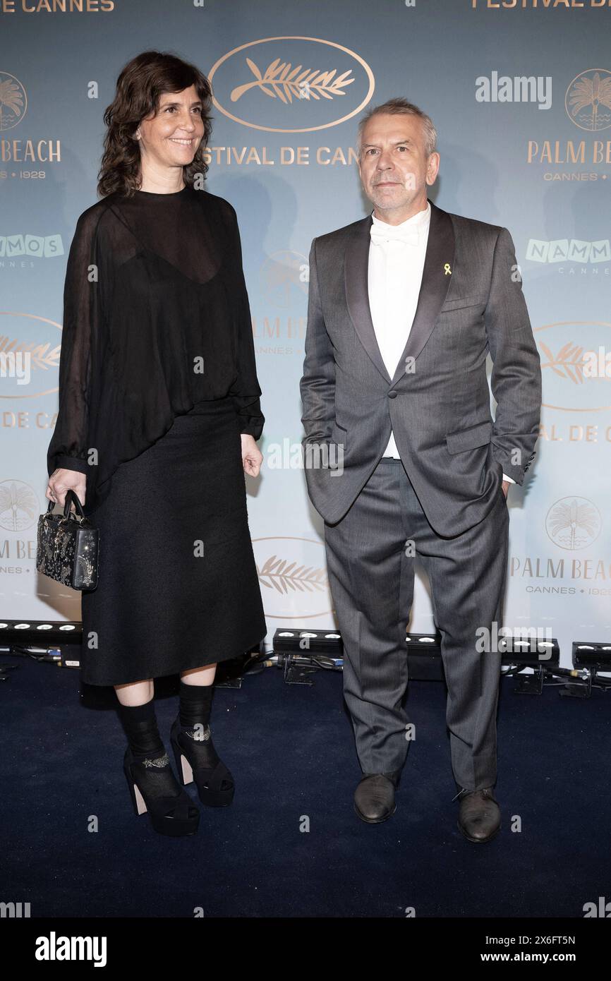 Cannes, France. 15th May, 2024. Elsa Boublil and Philippe Torreton ...