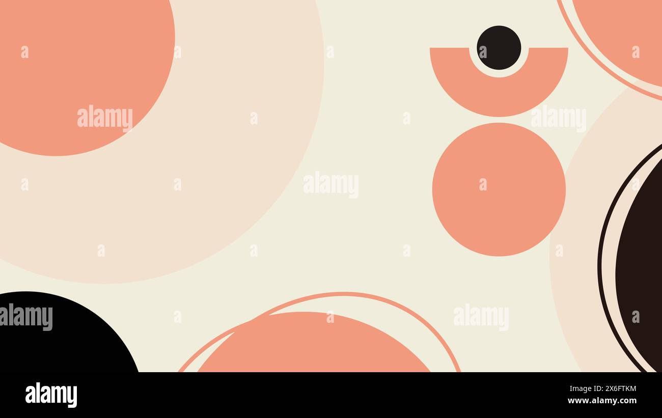 Seamless pattern minimalist abstract background with shapes. random ...