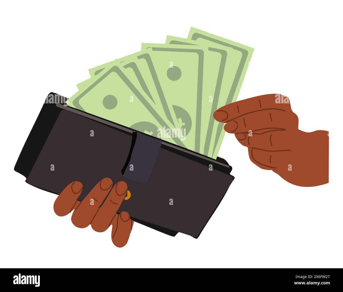 African money take Stock Vector Images - Alamy