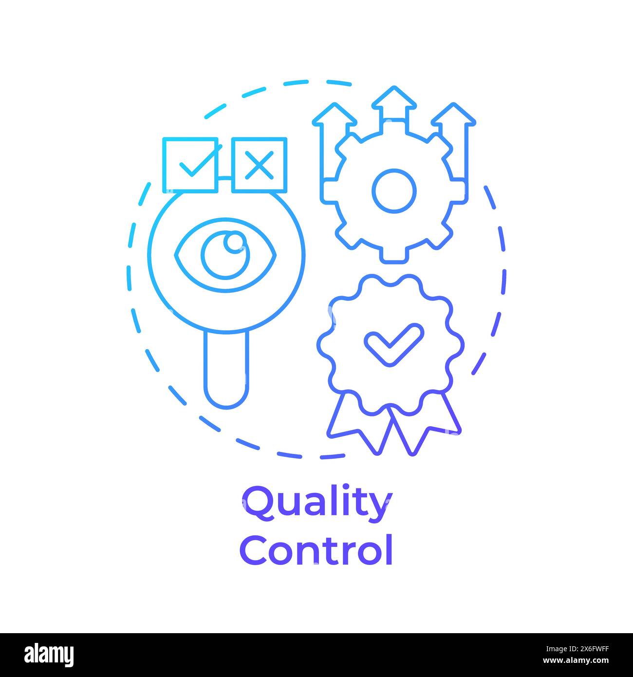 Quality metrics image Stock Vector Images - Alamy
