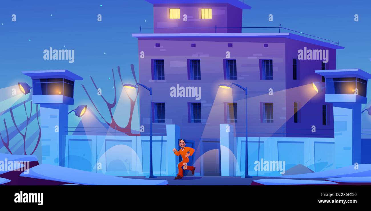 Cartoon prisoner hi-res stock photography and images - Alamy